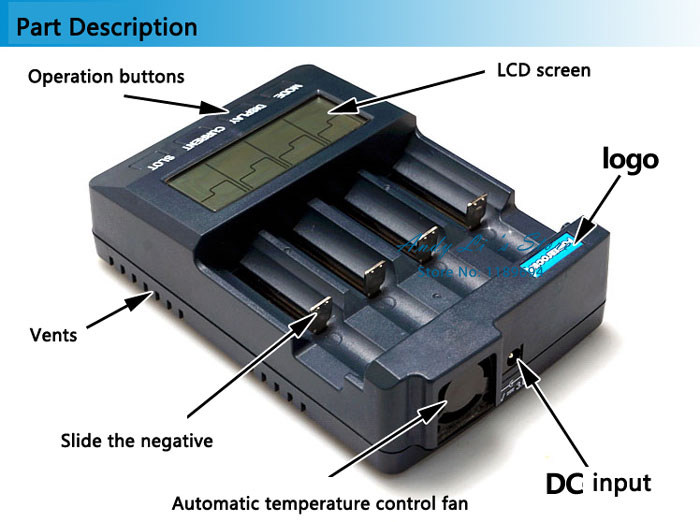 Купить Оригинальный черный powerfocus БТ c3100 18650 зарядное ...