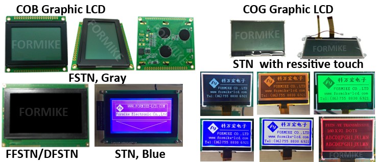 3.3v Custom Monochromic Positive/negative Transmissive/transflective/reflective Graphic Black ...