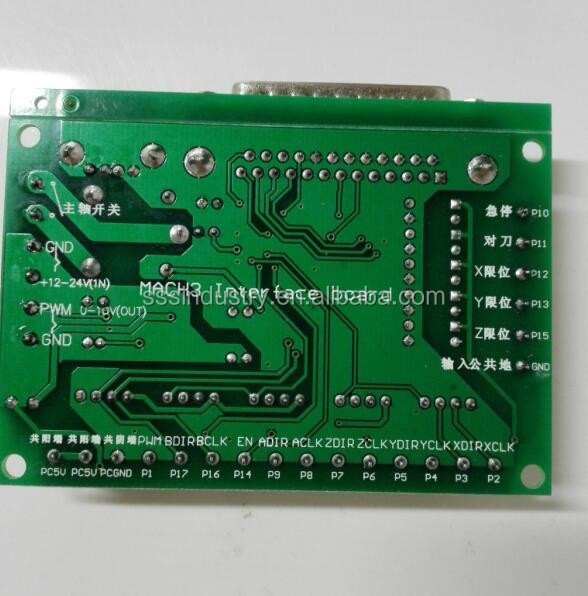 Cnc 5 축 인터페이스 브레이크 아웃 보드 스테퍼 모터 드라이버 Cnc 밀 Mach3