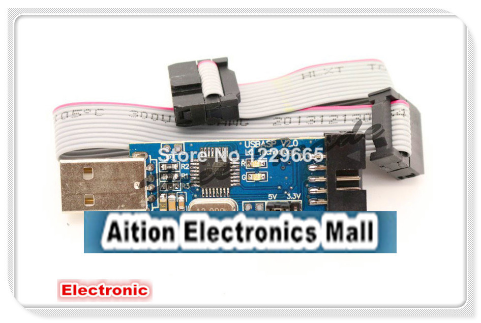 Купить Usb Isp программатор для микроконтроллеров Atmel Avr Avr Atmega