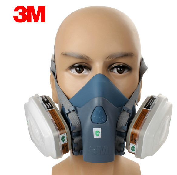 Купить 3m респиратор 7502 + 6005 7piece набор halfface газовые маски ...