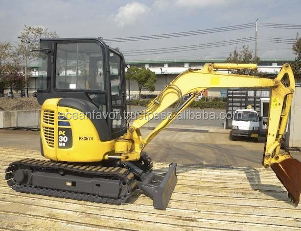 Used Komatsu Pc30 Mini Excavator,3 Ton Mini Excavator With Rubber Tracks,Also Pc35 For Sale ...