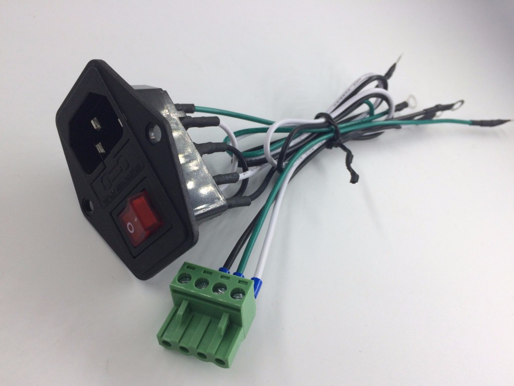 Ul Cul Enec Vde Ccc Jr-101-1f(s.q) 3 Pin Ac Inlet Socket 10a 250v Fuse Holder Screw 2 Function ...