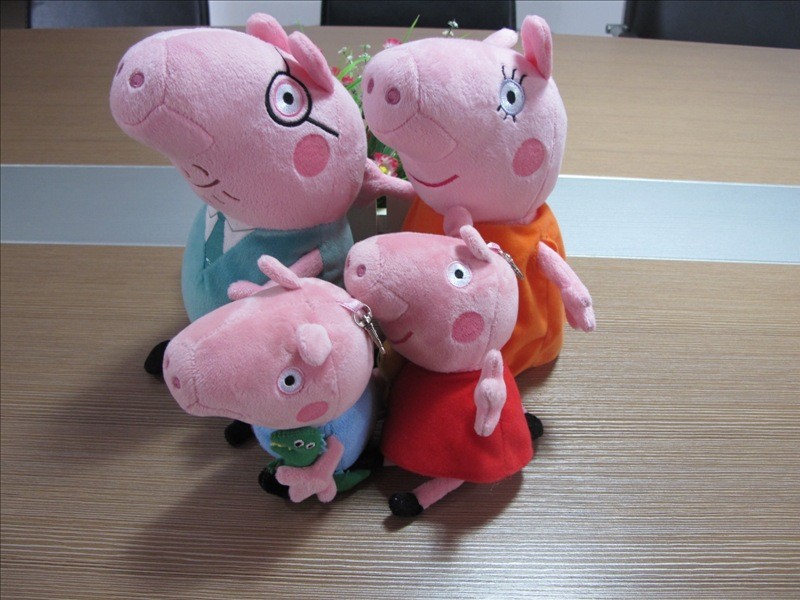 Купить Топ аниме игрушки 4шт/набор Пепа свинья peppa свинья семьи peppa ...