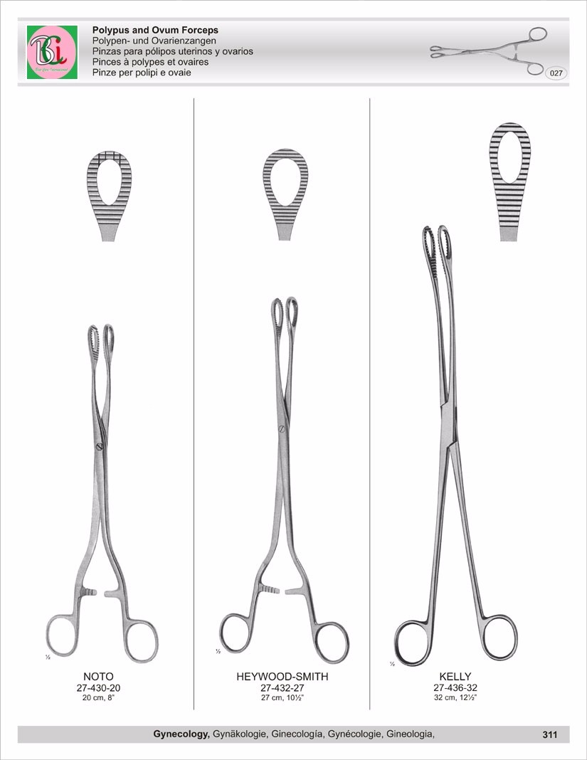 Noto Polypus and Ovum Forceps - Precision Surgical Tools